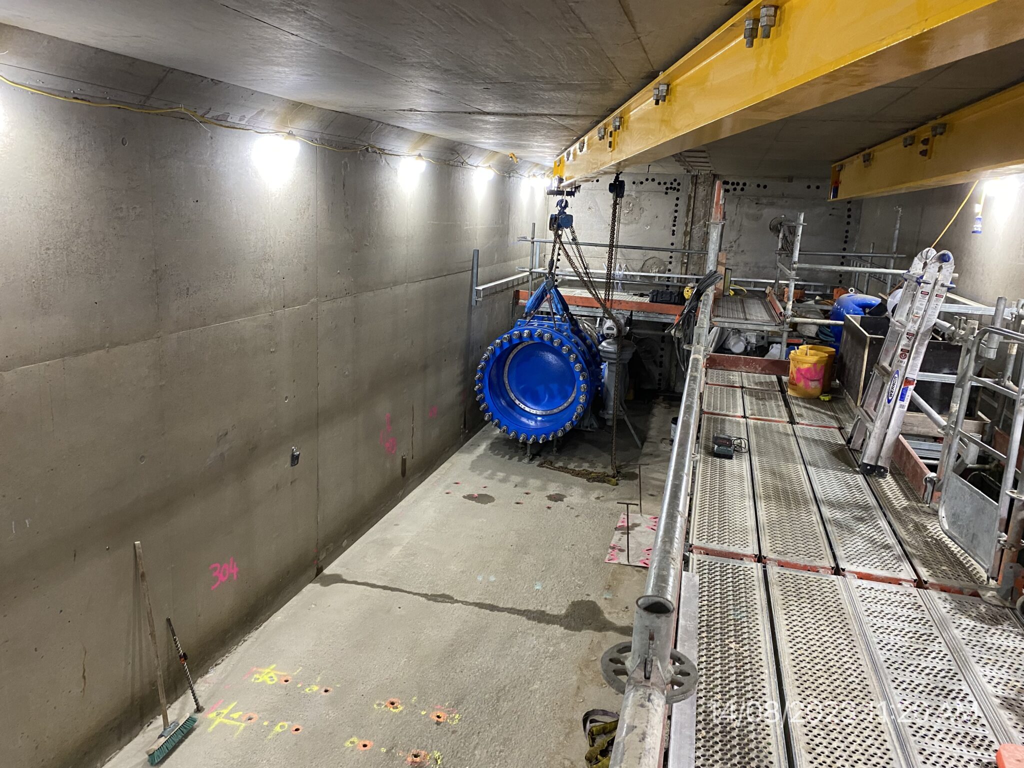 Permanent Isolation Valve and dismantling joint installed in RHS ...