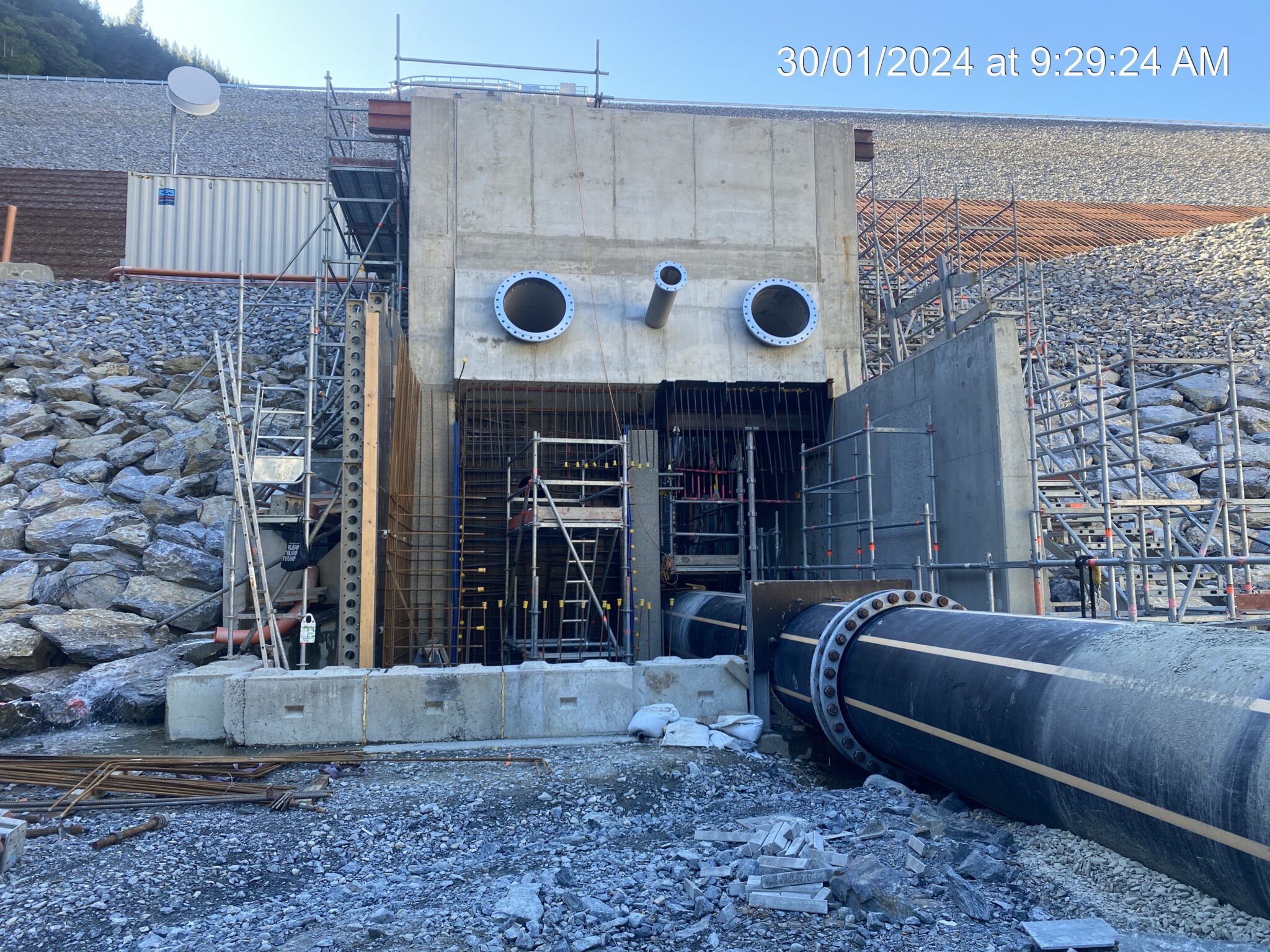 Outlet culvert progress – Waimea Water